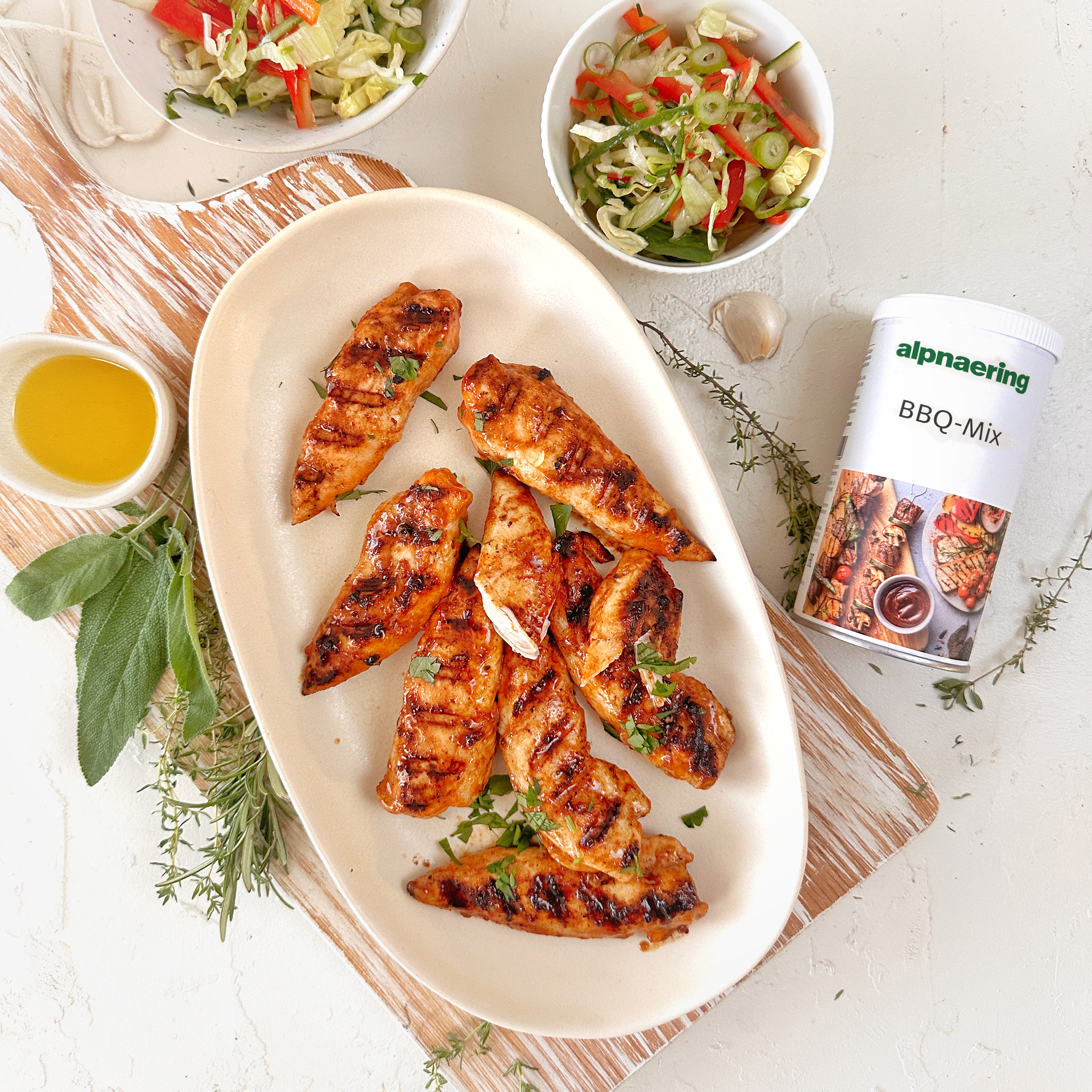 BBQ & Honungsmarinerad Kyckling | Alpnaering